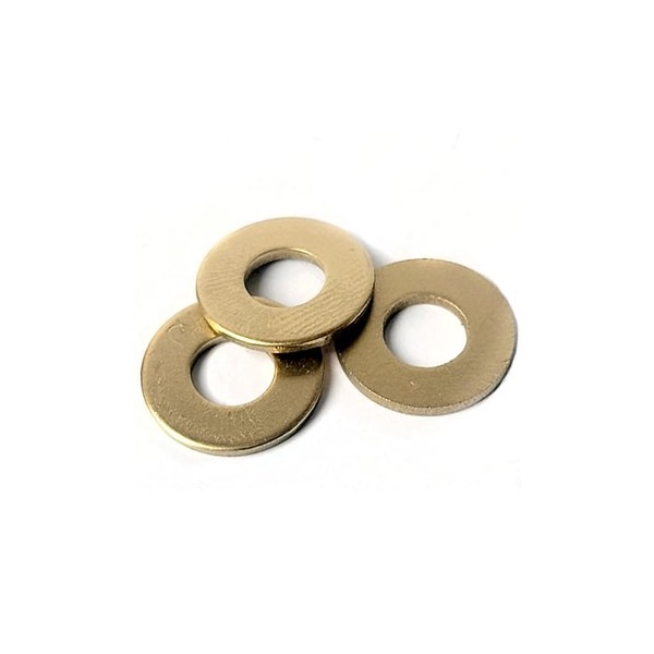 Titan Industrial Supply 3/8" Grade 8 SAE Flat Washer- Yellow Zinc T38FWYZ8 | Zoro